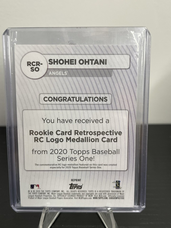 2020 Topps - Rookie Card Retrospective Logo Medallions Shohei Ohtani # ...
