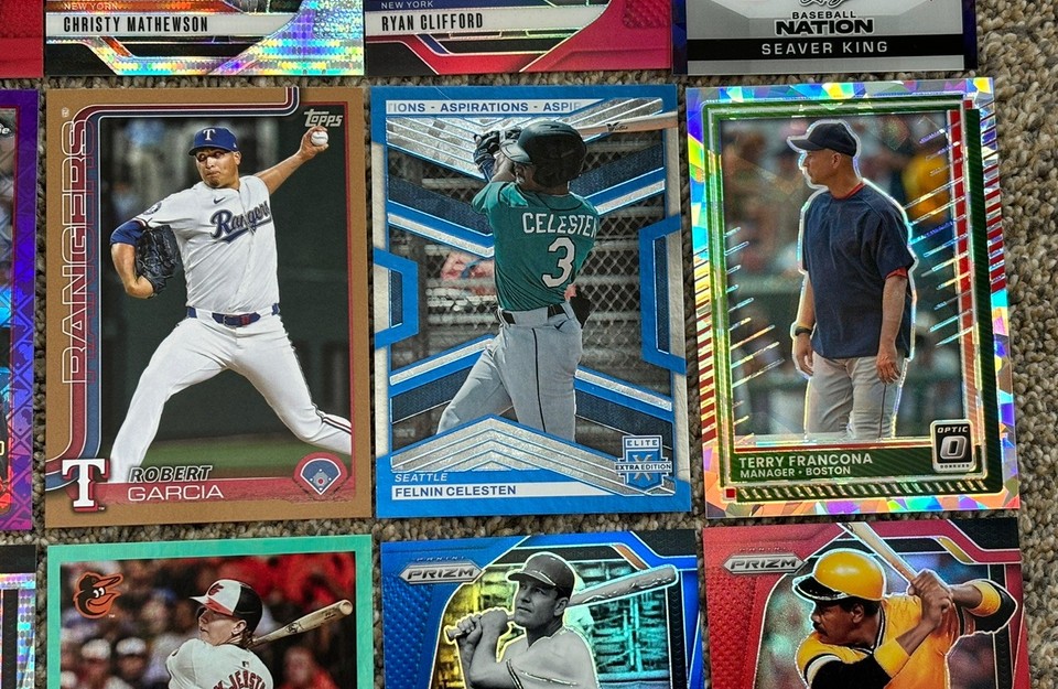 Lot Of Numbered Color Parallel Cards - Baseball Card Lot | eBay