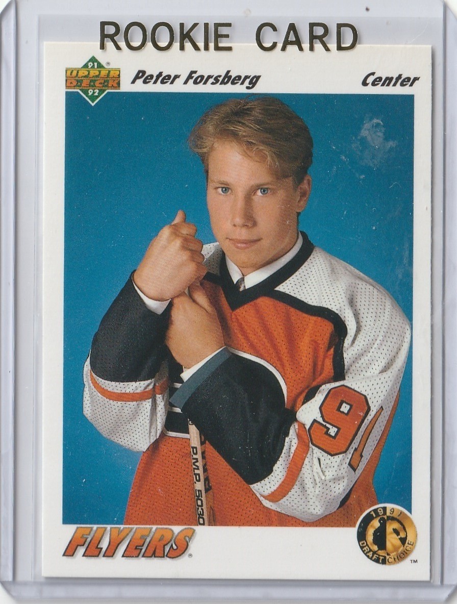 1991-92 UD Upper Deck Peter Forsberg Rookie Card RC #64 Mint | eBay