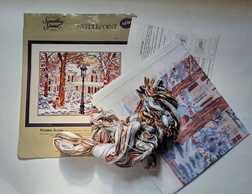 Candamar Something Special Edition"Winter Scene" Needlepoint Kit ...