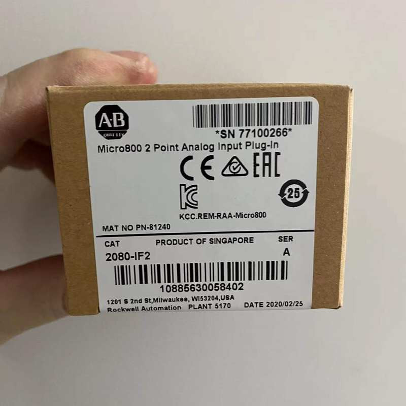 2022-2023 NEW Allen-Bradley Micro800 2 Point Analog Input Plug-In 2080 ...