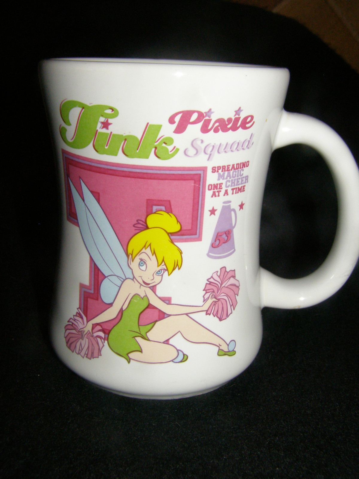 Disney Store Exclusive Tinker Bell 12oz Coffee Cup, "Tink Pixie Squad ...