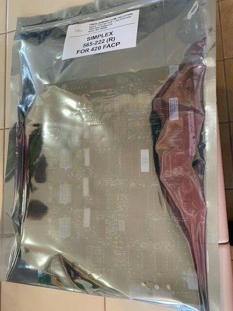 SIMPLEX 565-222 STANDARD SLAVE BOARD FOR SIMPLEX 4020 (1 YR. PROT. PLAN ...