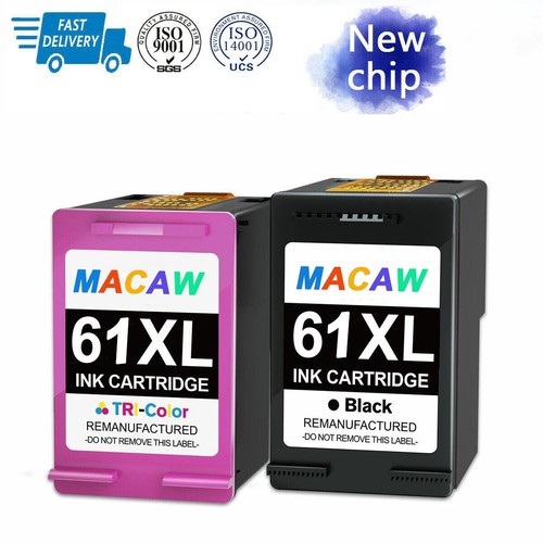 61 XL Black / Color Ink Cartridge For HP ENVY 4500 4501 4502 4504 5530 ...