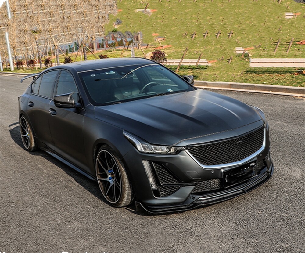 For 2019-2023 Cadillac CT5 Front Bumper Lip Spoiler Splitter Body Kit ...