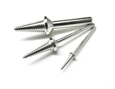 3 Mandrels Tapered Threaded Pointed Arbor Mini Mandrel 3 Shank ...