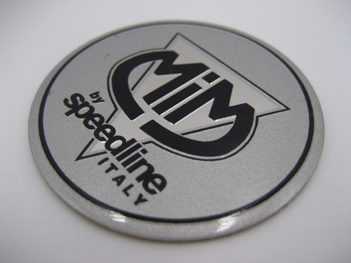 MIM SPEEDLINE WHEELS RIMS SILVER LOGO REPLACEMENT CENTER CAP EMBLEM ...