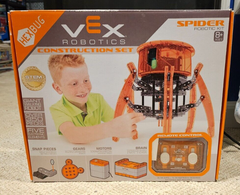 Vex Robotics Construction Set Spider Motorized HEXBUG Stem for sale online | eBay