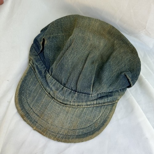Vintage 1930s Indigo Denim Work Hat Workwear Heritage | eBay