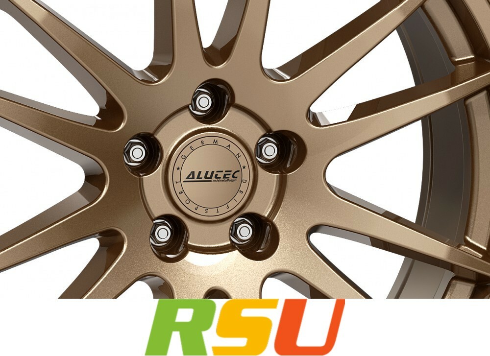 4x Alutec Monstr metallic-bronze 6.5x17" ET38 LK5 100 ML 57.1 Alufelgen ...