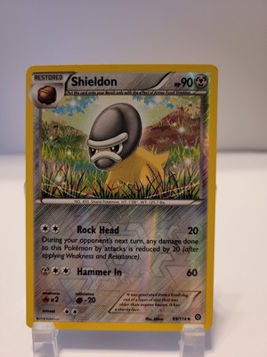 Shieldon 69/114 - Steam Siege - Reverse Holo - Common - Pokemon Card ...