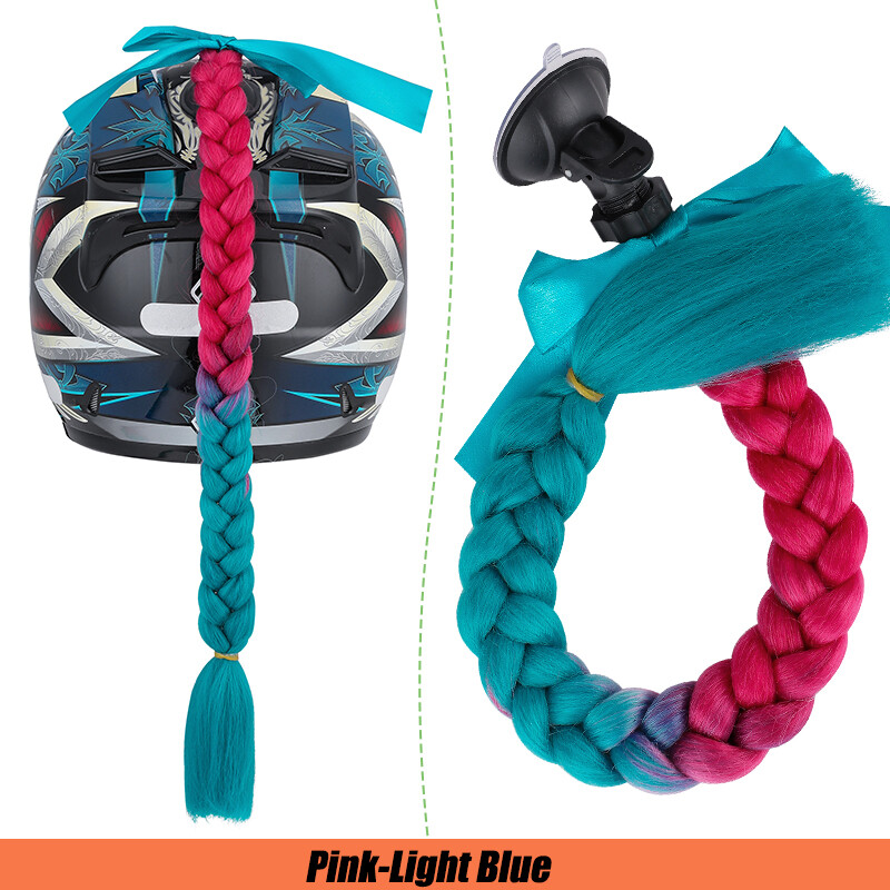 Motorcycles Bike Girl Ramp Helmet Braid Ponytail Hair Pigtail Braiding ...