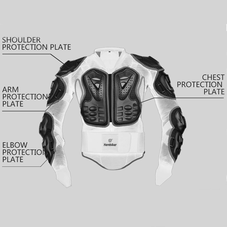 Motorcycle Armor Body Protection Motorcycle Jacket Men Moto Body ...