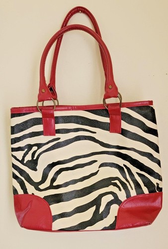 Large Zebra Print Tote Bag / Carry Bag / Handbag /Purse | eBay