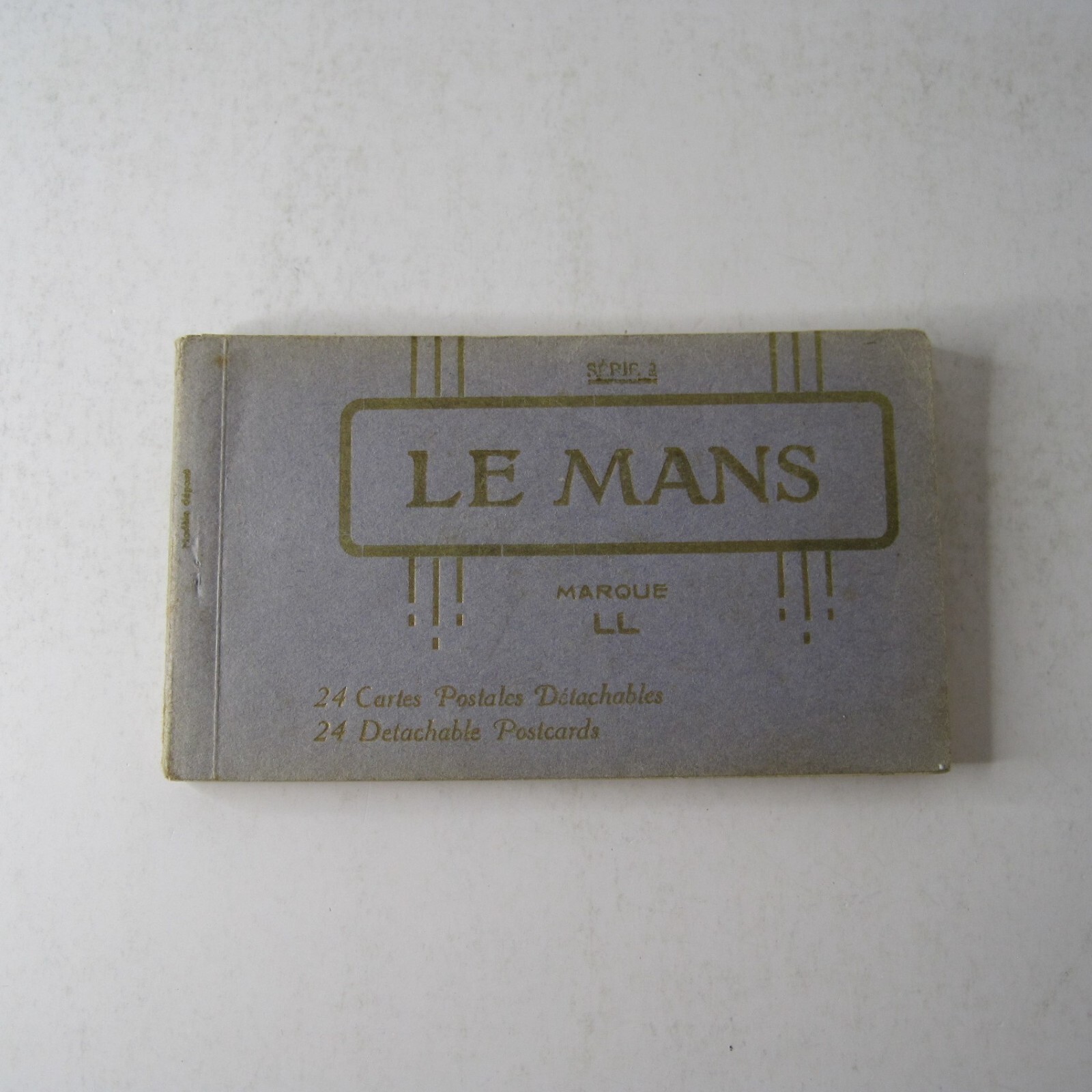 Vintage Souvenir Le Mans Postcard Booklet of 23 - Paris, France | eBay