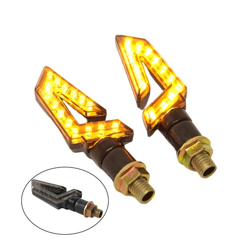 Arrow Style LED Turn Signals Blinker Lights For Kawasaki Suzuki Yamaha ...