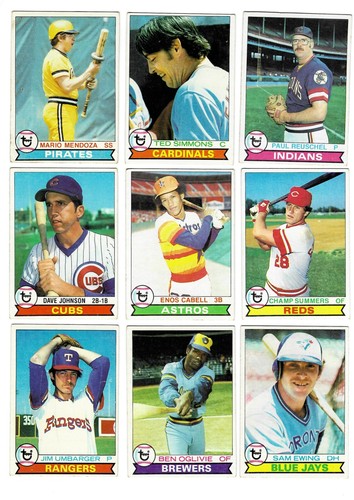 Vintage (Lot of 9) 1979 Topps Baseball Cards | eBay