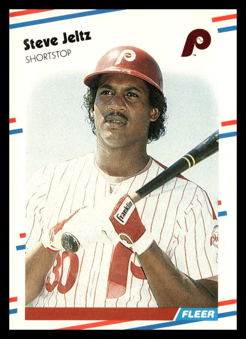 1988 Fleer #308 Steve Jeltz Philadelphia Phillies Baseball Card | eBay