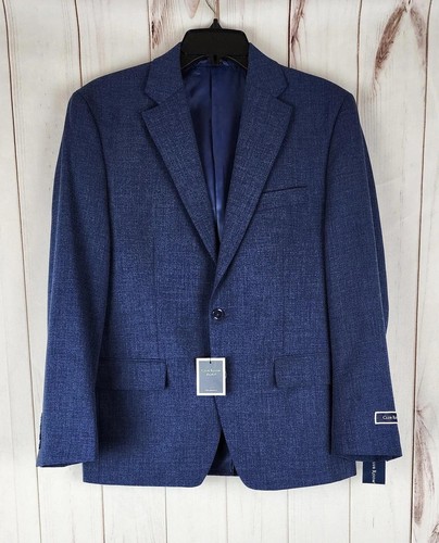 Club Room Men's Classic-Fit Performance Stretch Sport Coat Blazer Blue ...