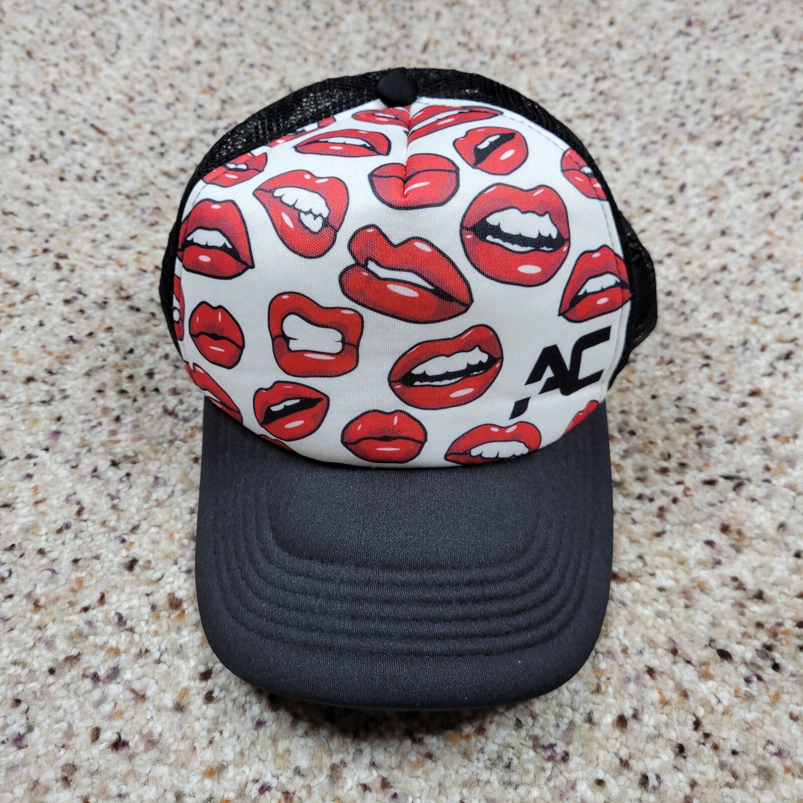 Andrew Christian Hat Cap Snap Back Mens Black White T… - Gem