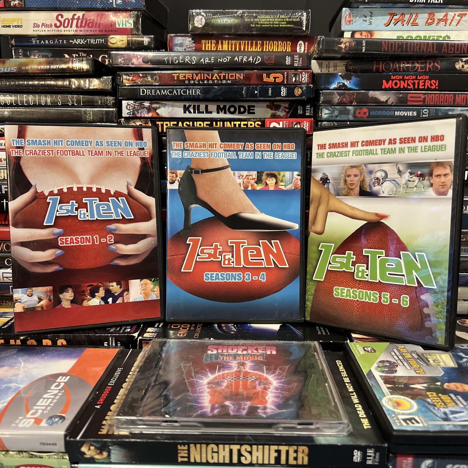 1st and Ten 2003 DVDs Seasons 1-6 HBO TV Sports Comedy 1984-91 Shannon ...