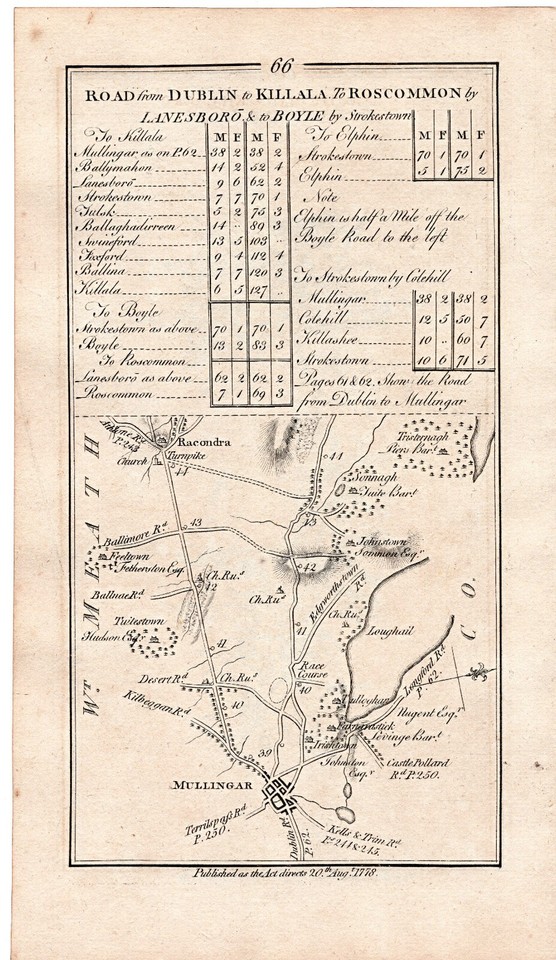 Taylor Skinner Ireland Map Sligo Balladrihid Collooney Rathconrath ...