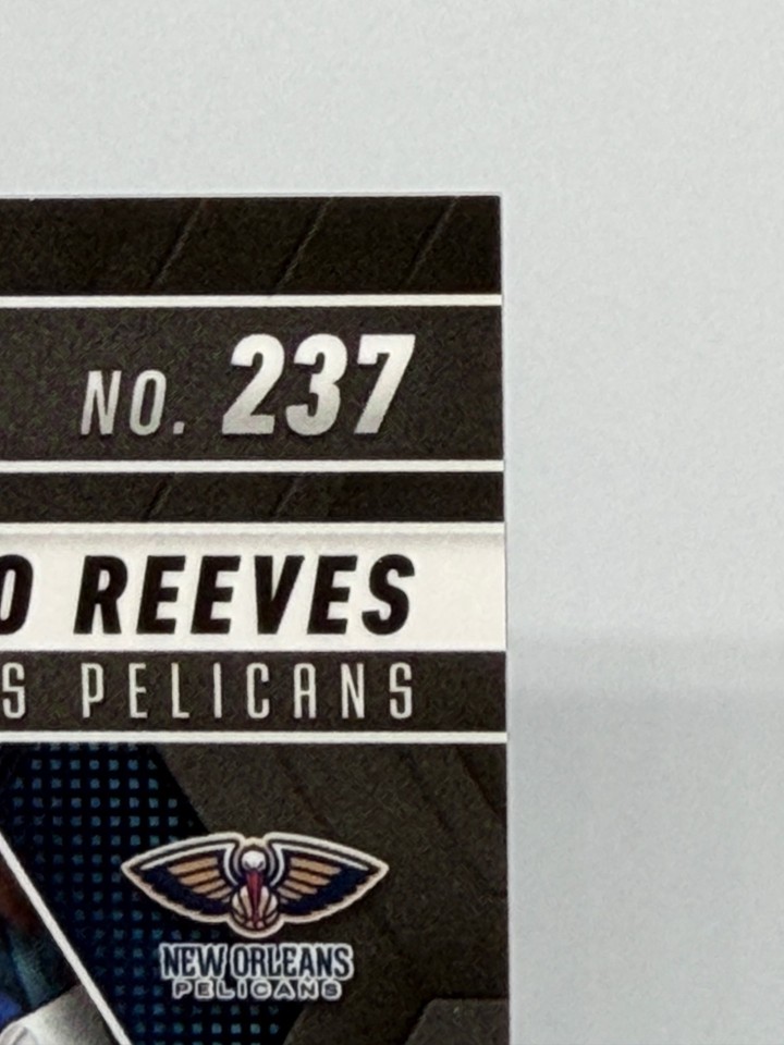 2024-25 Mosaic Antonio Reeves /85 Fast Break Blue Mosaic #237 Pelicans ...