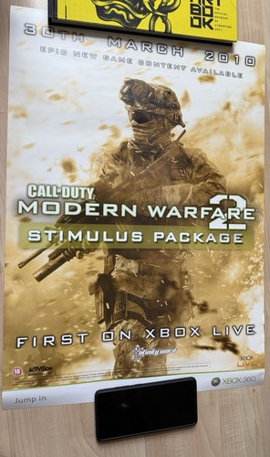 Call Of Duty 2 Modern Warfare Promo Poster DLC Stimulus Rare | eBay