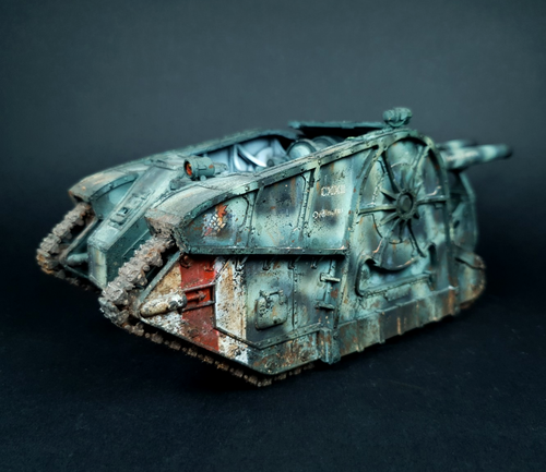 Warhammer 40k - Astra Militarum Forge World Minotaur Artillery Tank OOP ...