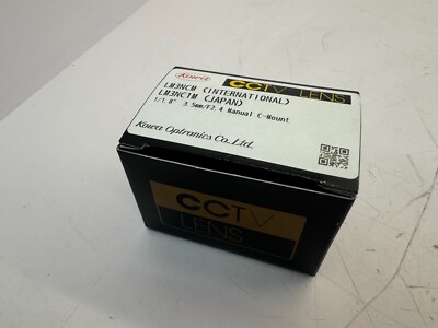 Kowa LM3NCM LM3NC1M CCTV LENS FedEx Open New | eBay