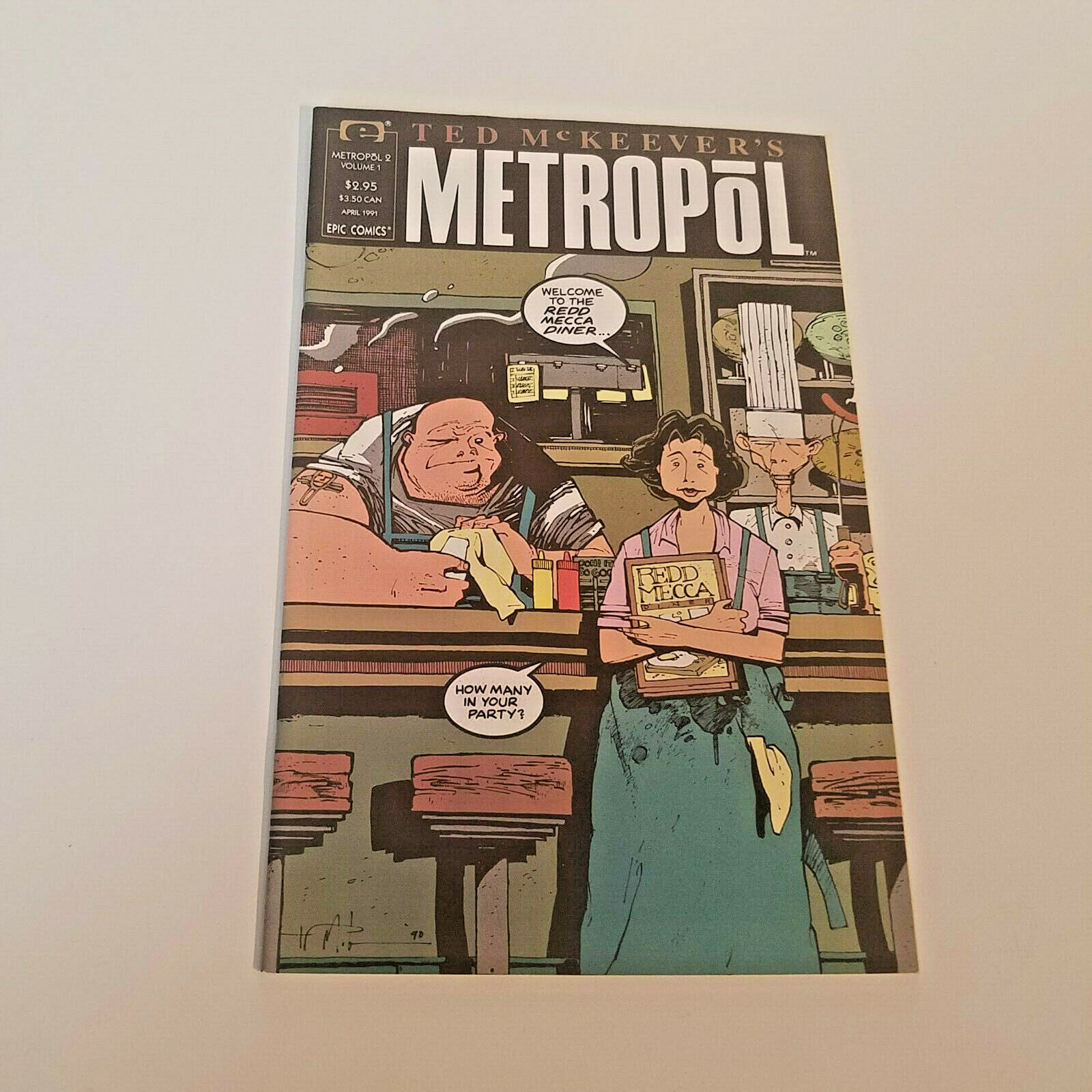 Metropol (Vol 1), Ted McKeevers # 2, Marvel, Epic, Modern Age Comic ...