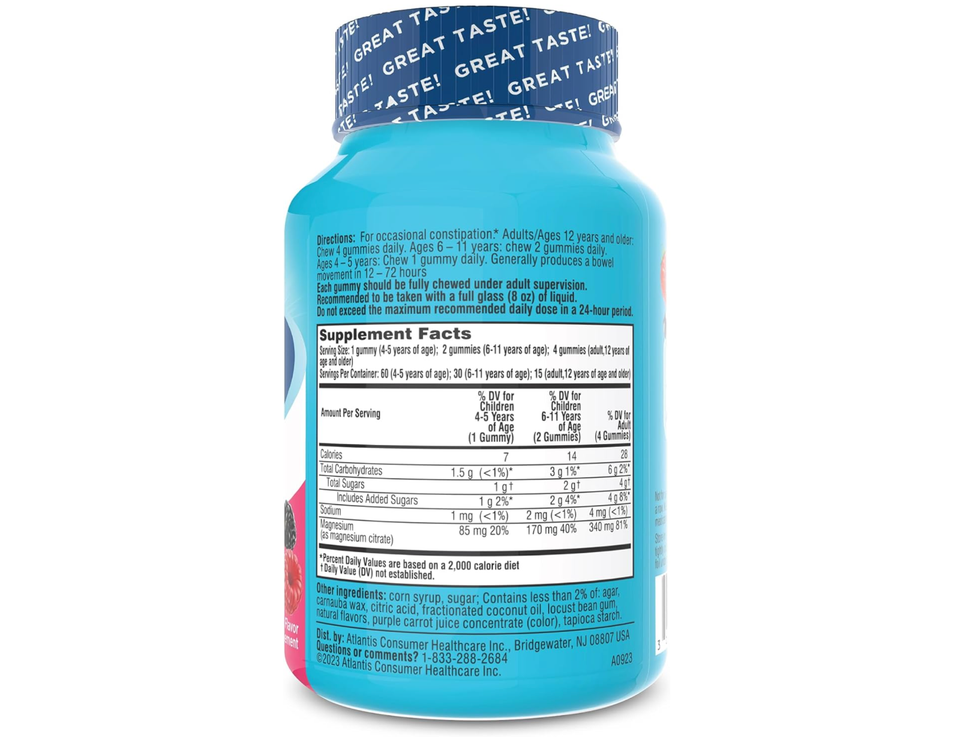 Colace Stool Softener Gummies, Gentle Dependable Constipation Relief ...