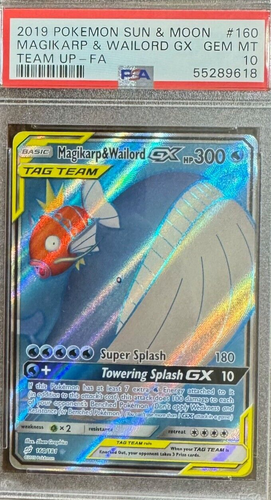 PSA 10 MAGIKARP & WAILORD 160 TEAM UP SUN & MOON POKEMON 2019 | eBay