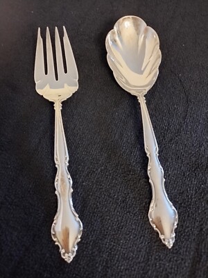 International Deep Silver, Silverplated Cold Meat Fork & Shell Serving ...