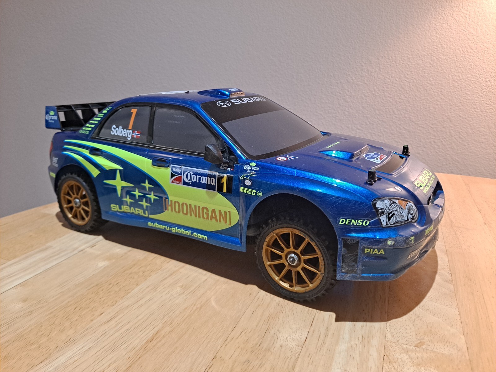 Team Losi XXX4 4X4 Rally RC Sabaru Body With Savox 258TG Servo,Castle ...