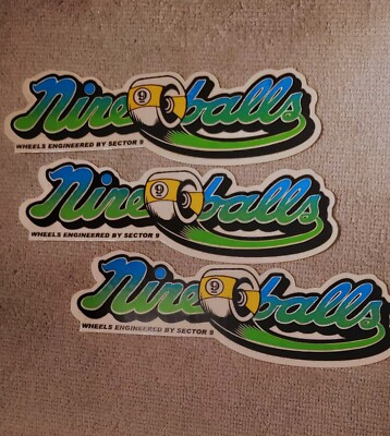 Sector 9 Longboard Skateboard Sticker Lot | eBay