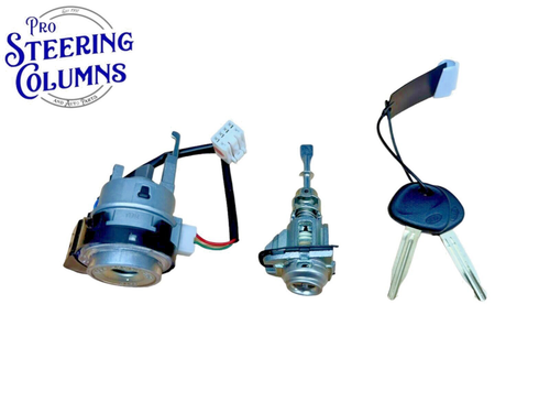 FITS 10-13 KIA FORTE IGNITION & DOOR LOCK CYLINDER SET MATCHED 2 KEYS ...