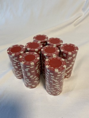 NEW 8 Stacks Of Davinci 25 Count Clay Composite Poker Chips 11.5 Gram ...