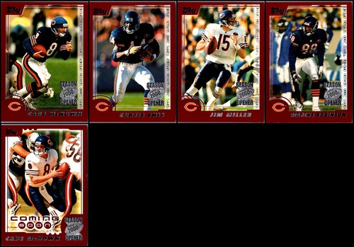 2000 Topps Season Opener Chicago Bears (5) Card Lot - Last Call – Scoop ...