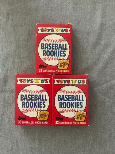 3 1988 TOPPS TOYS "R" US BASEBALL ROOKIES COMPLETE SETS | eBay