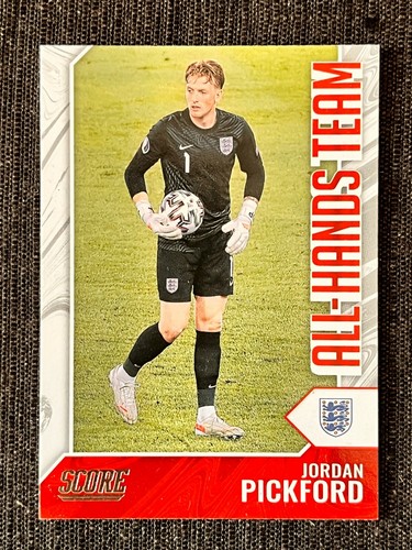 PANINI SCORE SOCCER TRADING CARD JORDAN PICKFORD ALL HANDS TEAM # 14 ...