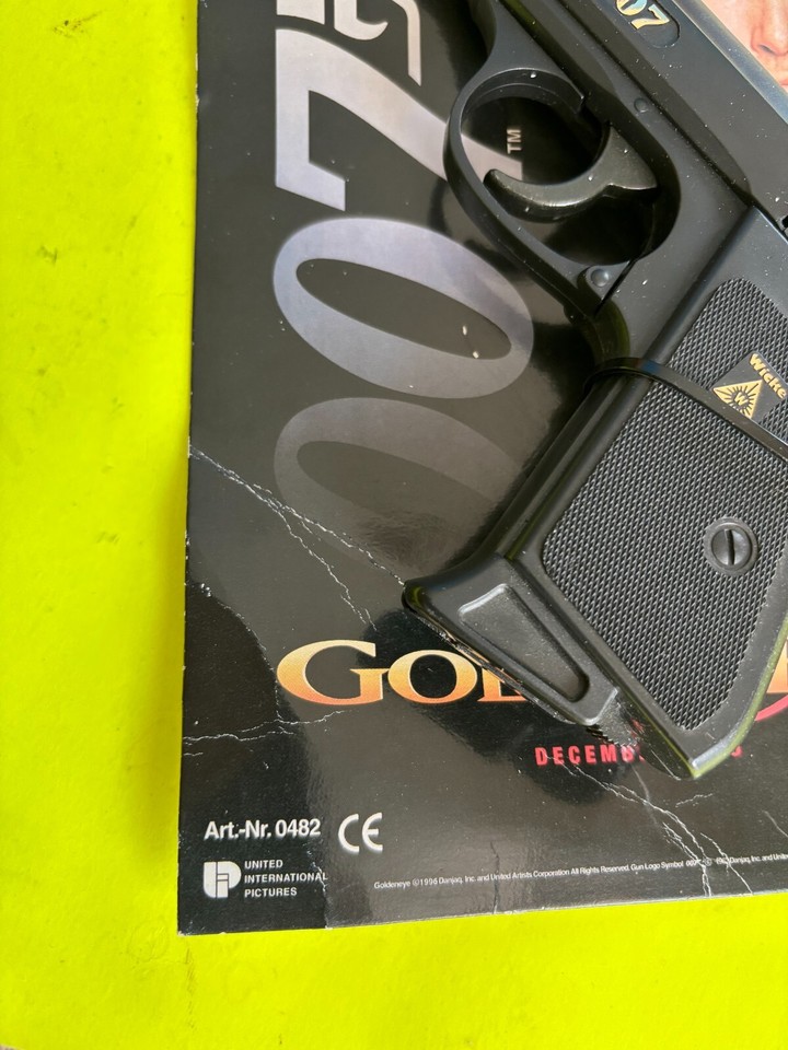 1996 Wicke JAMES BOND 007 Walther PPK Goldeneye CAP GUN MOC | eBay