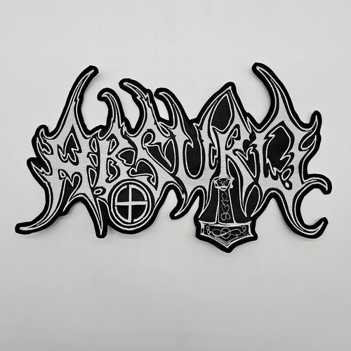 Absurd White Logo EMBROIDERED BACK PATCH | eBay