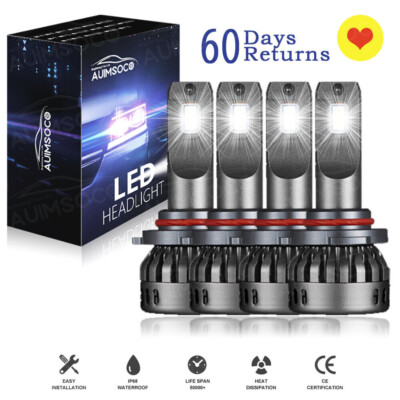 For CHEVROLET ASTRO VAN - 4X 6000K Combo LED Headlight Bulbs High/Low ...