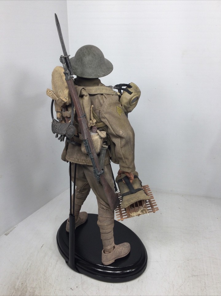 1/6 CUSTOM (OOAK) HASBRO GI JOE WW1 US SIGNAL CORPS NCO W/ CARRIER ...