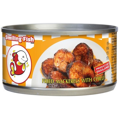 Gebratene Makrele mit Chili 90g Smiling Fish Fisch Dose Konserve ...