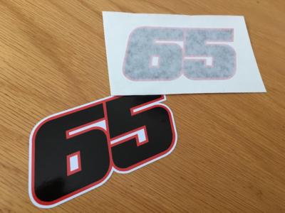 Jonathan Rea Race Number 65 (Small Pair) | eBay UK