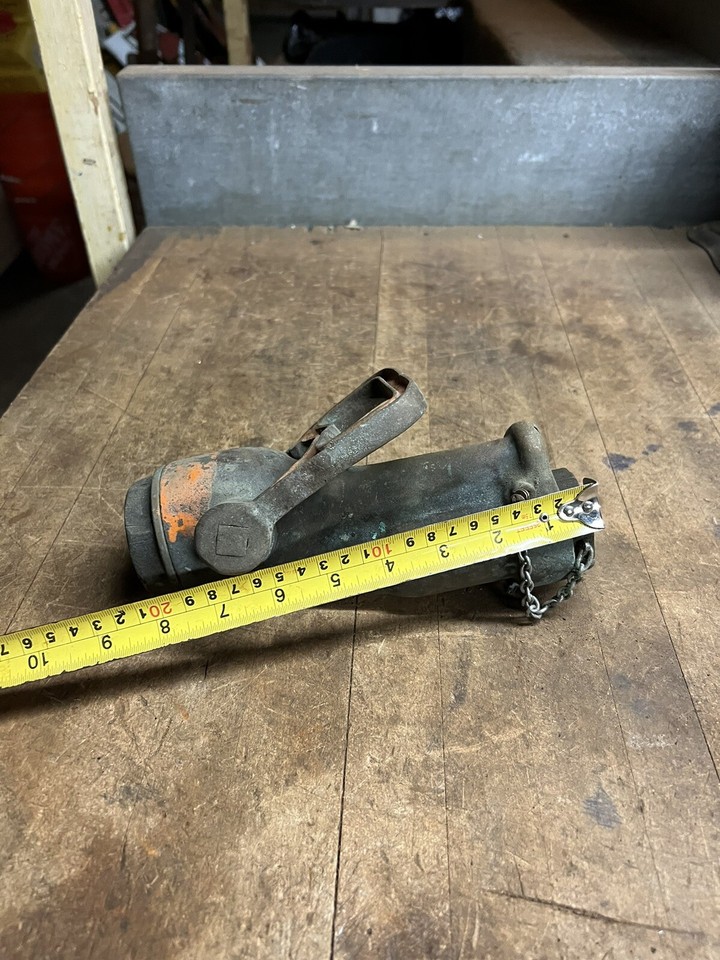 Vintage Old Fireman’s Fire Truck Hose Spray Nozzle Brass Parts Oakland ...