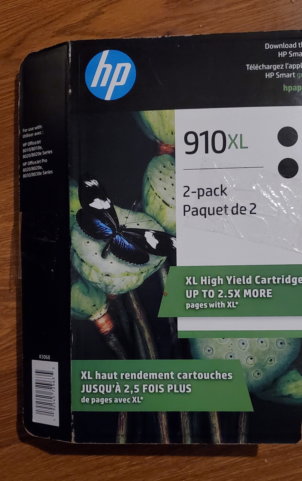 Genuine HP 910XL BLACK 1 Pack Ink Cartridges exp 05/23 Open Box 1 Left ...