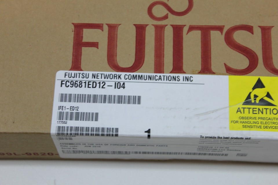 Fujitsu GE FC9681ED12 FC9681ED12-I04 12 Port DS1 Flashwave 4100 | eBay